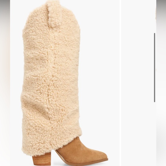 Steve Madden | Shoes | Steve Madden Lassy Faux Shearling Western Boots | Poshmark